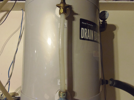 Is your solar drain back tank sight glass cracked? Here's a solution!