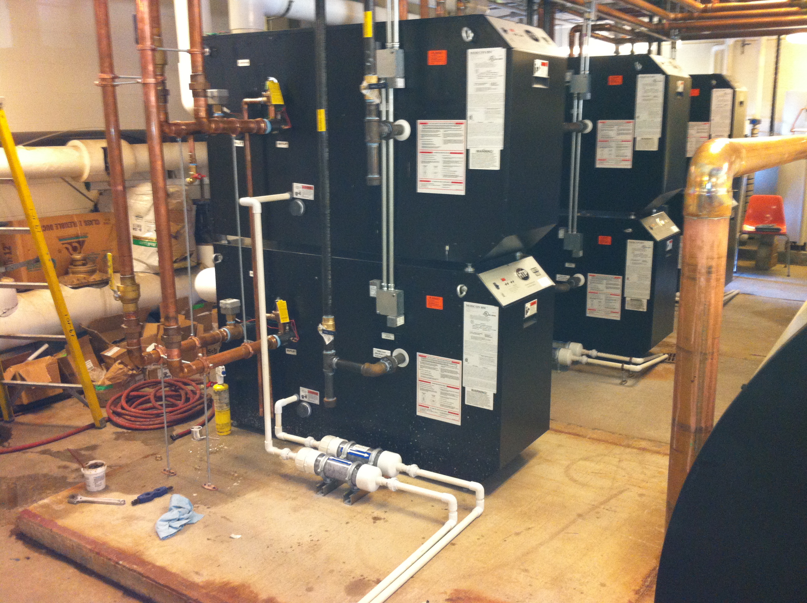 High Efficiency Mod Con Boiler Installation
