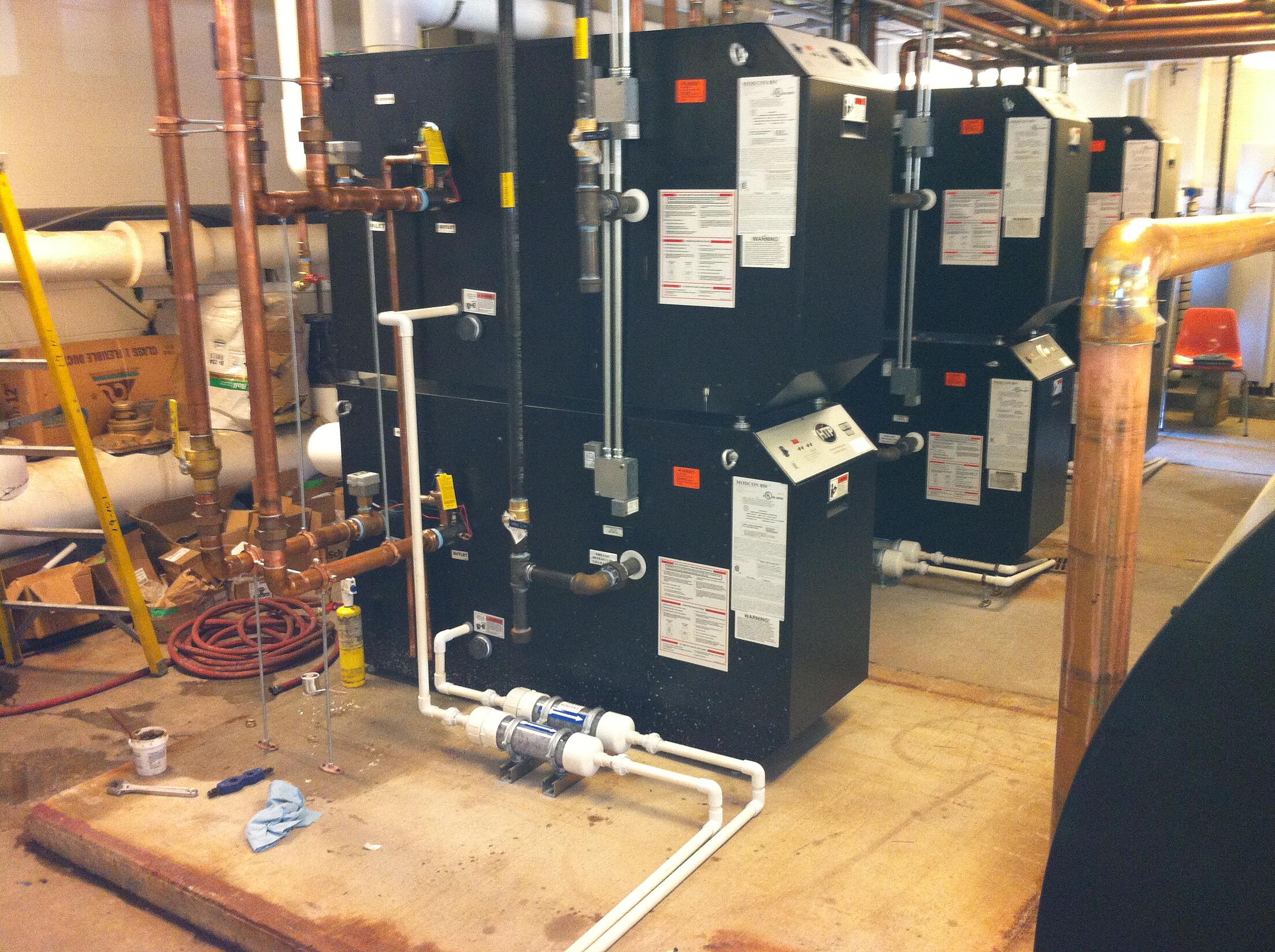 High Efficiency Mod Con Boiler Installation